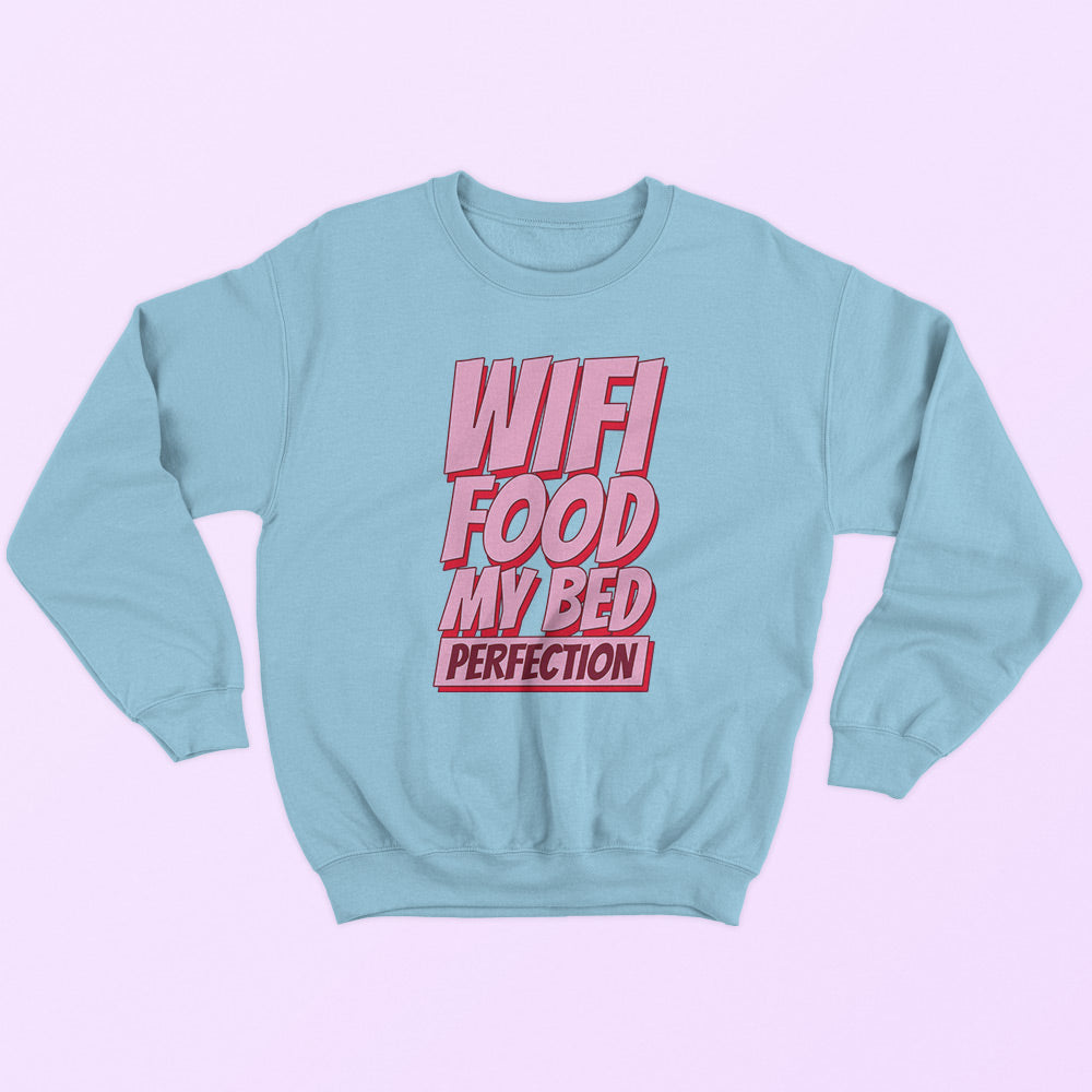 Wifi Food Bed Sweatshirt