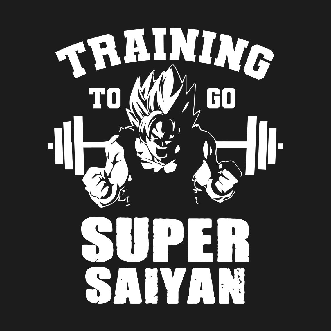 Training To Go Super Saiyan Half Sleeve T Shirt
